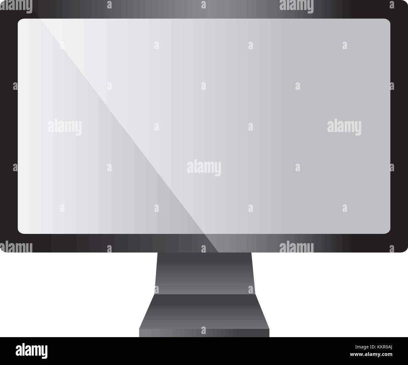 monitor of computer device technology icon Stock Vector Image & Art - Alamy