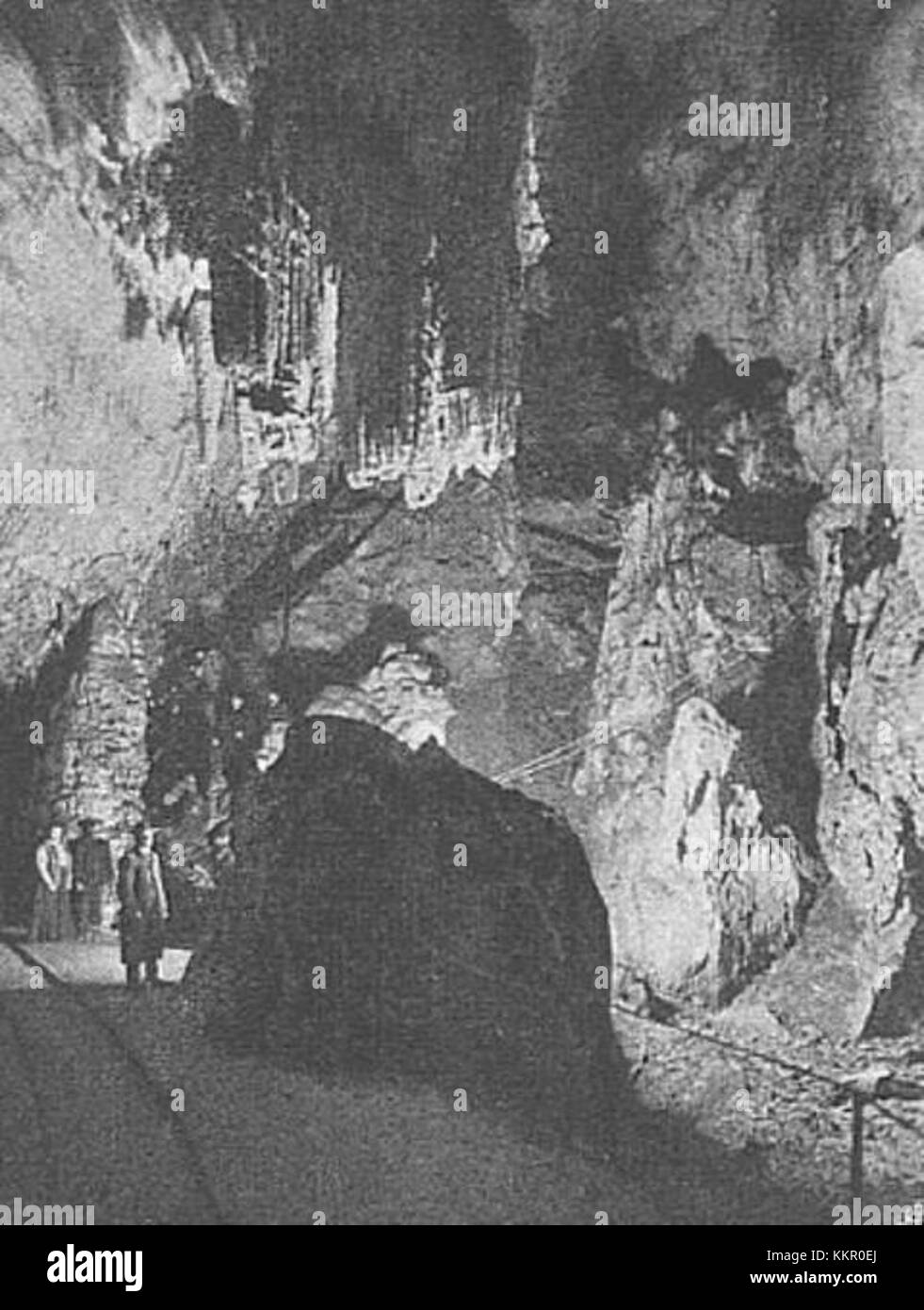 Postojna Cave, located in Slovenia, is a famous karst cave system known ...