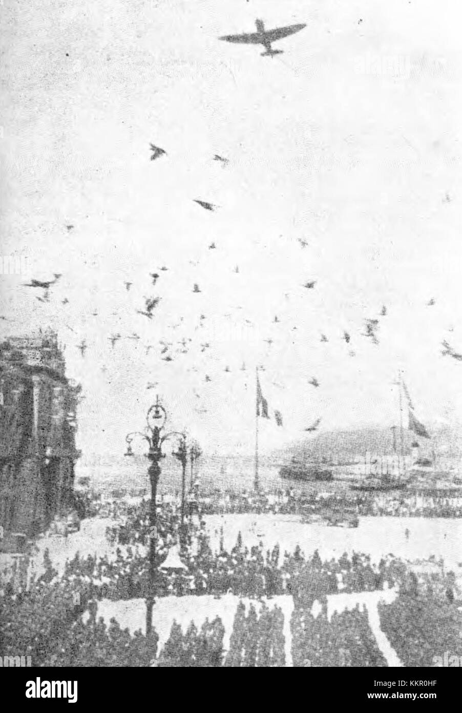 The 'Slavnostna parada enot JA v Trstu' refers to a ceremonial military ...