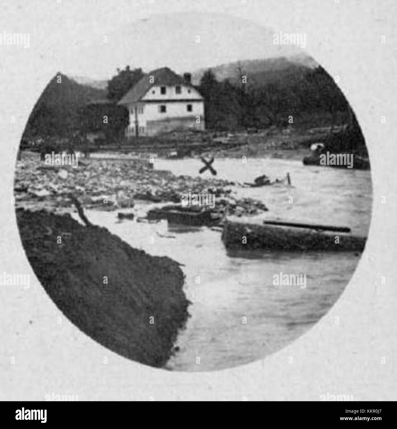 Poplavljeni kolodvor v Medvodah Stock Photo - Alamy