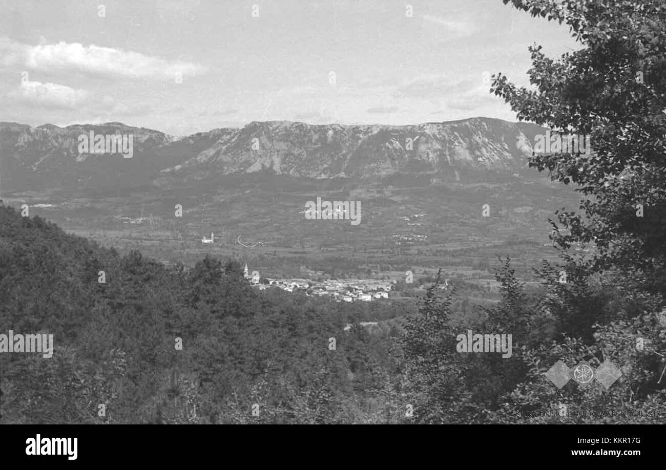 This 1958 photo captures a scene of Slap, Zadaj Budanje, showcasing the ...