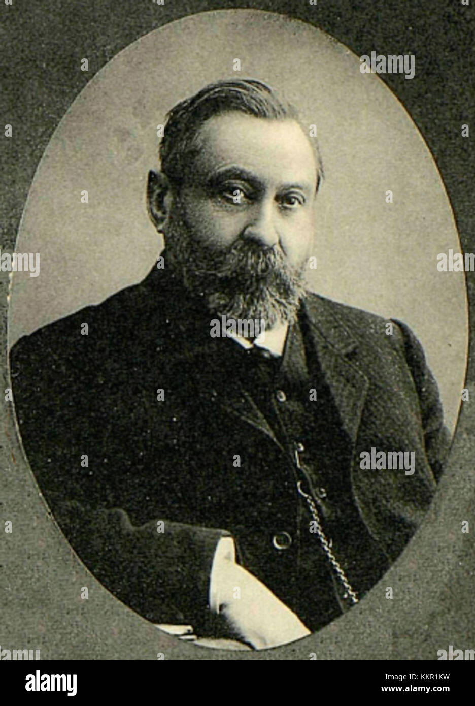 A portrait photograph of Prince Nikolai Sergeyevich Volkonsky, a ...
