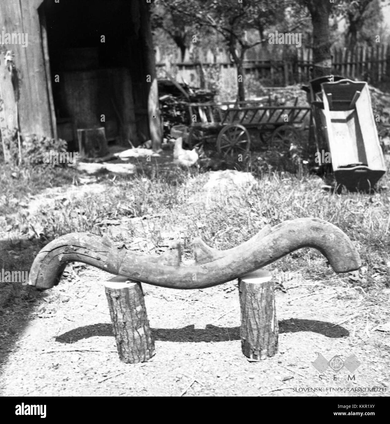 The photograph from 1962 depicts Jarem, a notable historical figure ...