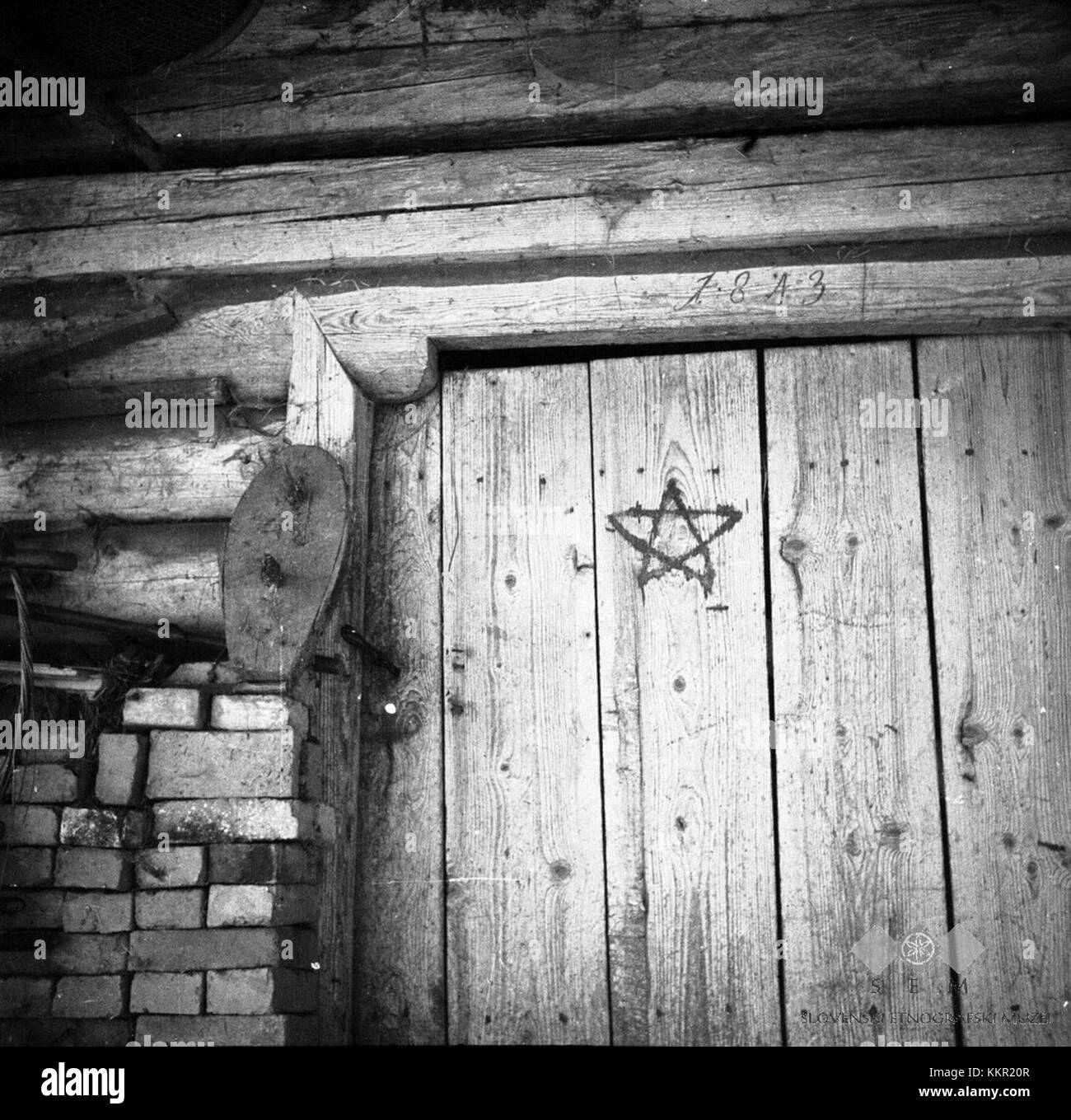 Door historical building in Black and White Stock Photos & Images - Alamy