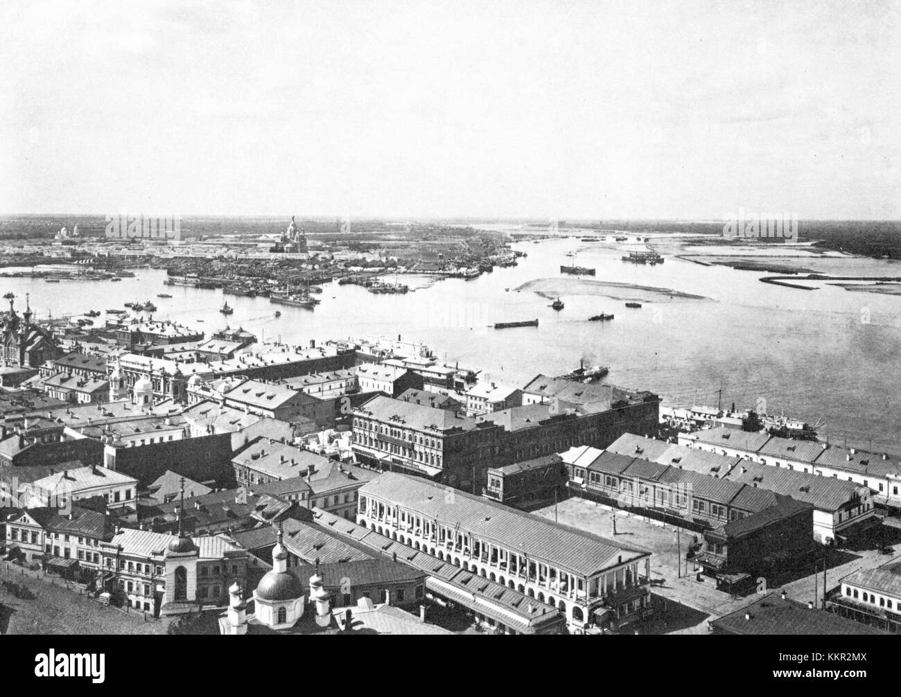 Creating water feature Black and White Stock Photos & Images - Alamy