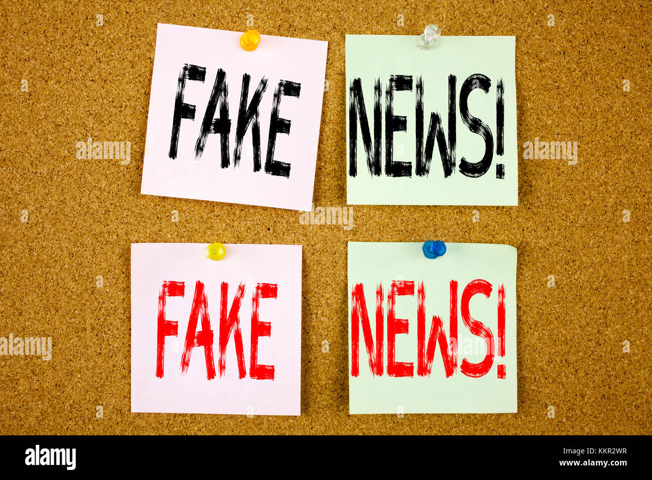 Conceptual hand writing text caption inspiration showing Fake News ...