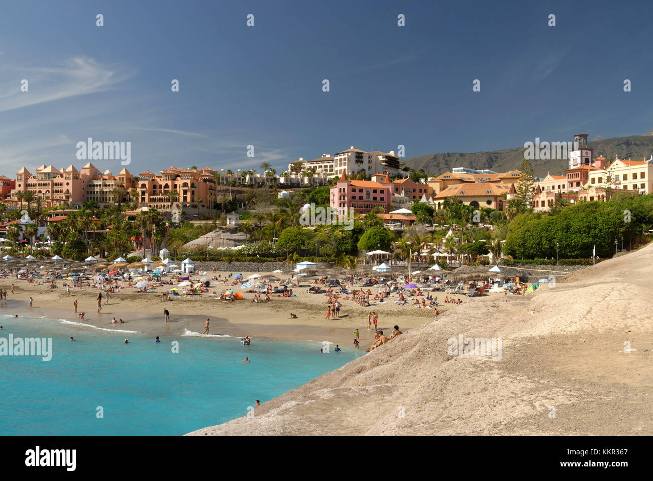 Playa del duque beach at costa adeje hi-res stock photography and ...