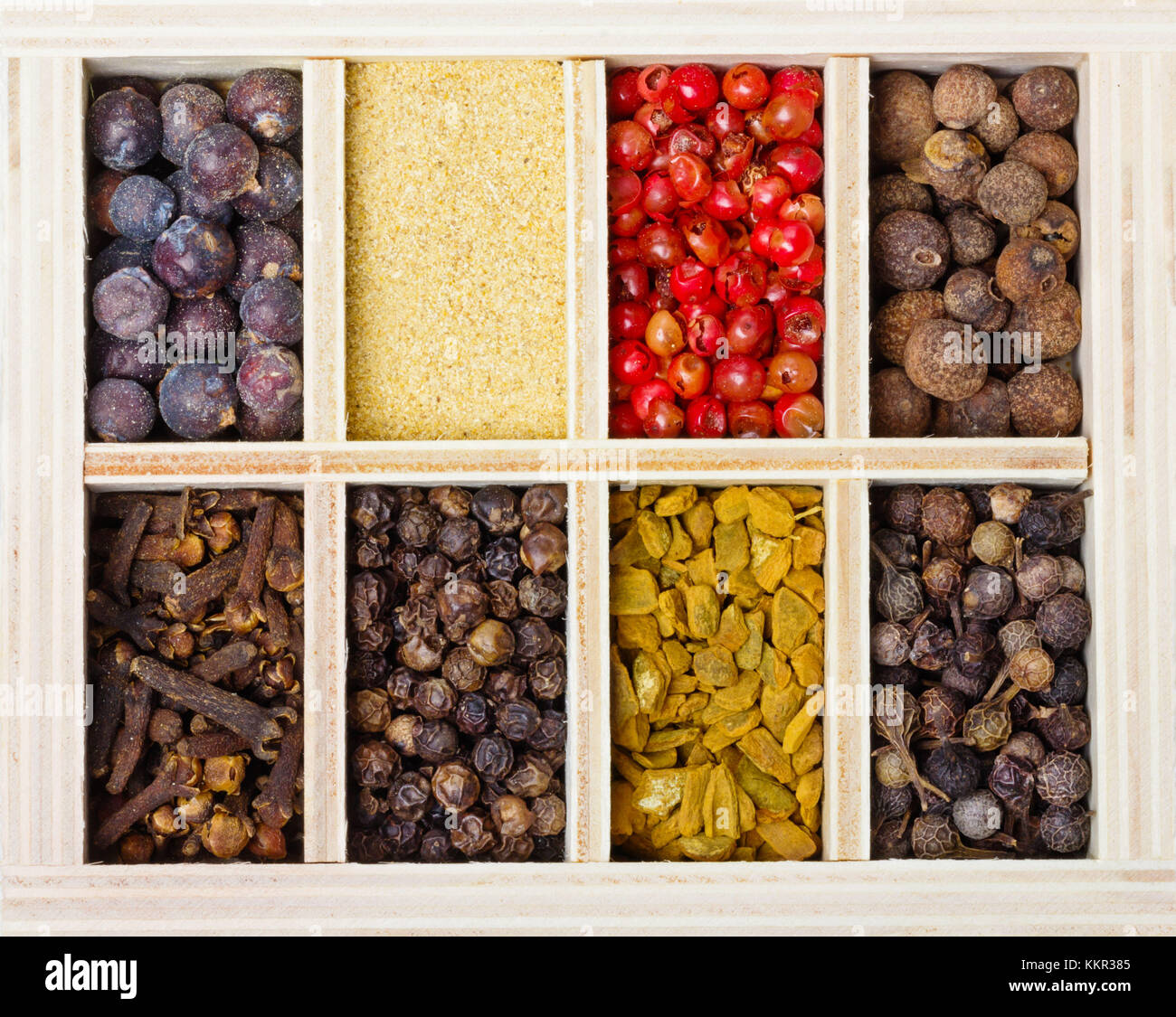 Box With Different Spices High Resolution Stock Photography and Images ...