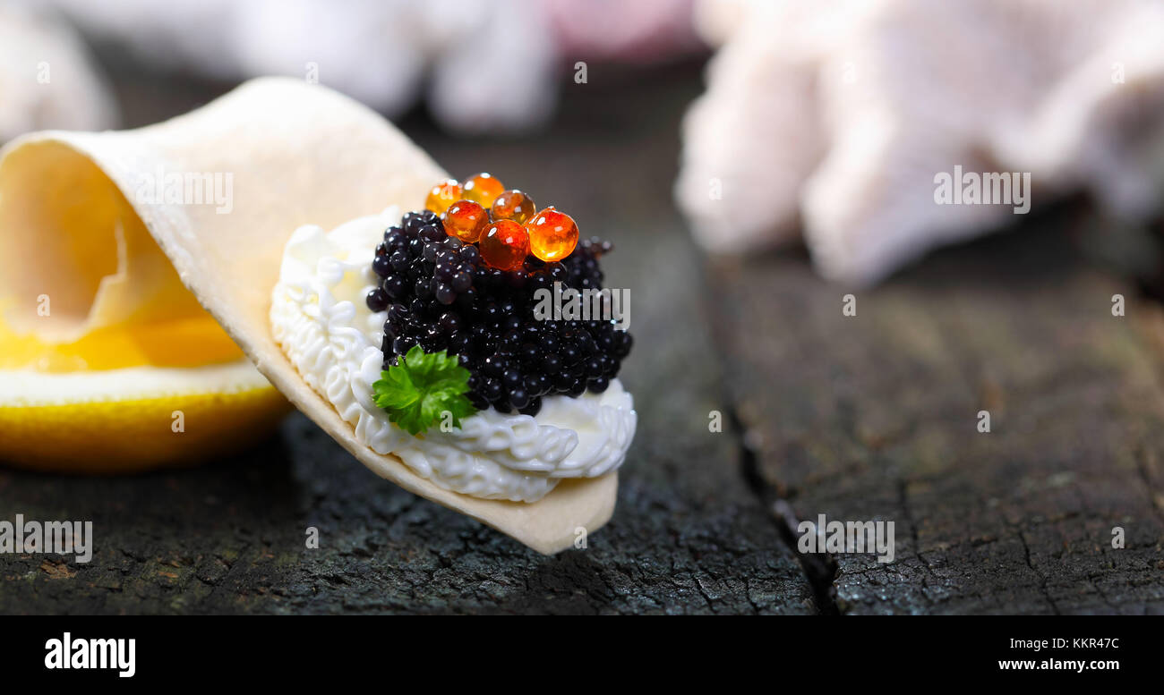 Caviar pearls hi-res stock photography and images - Alamy