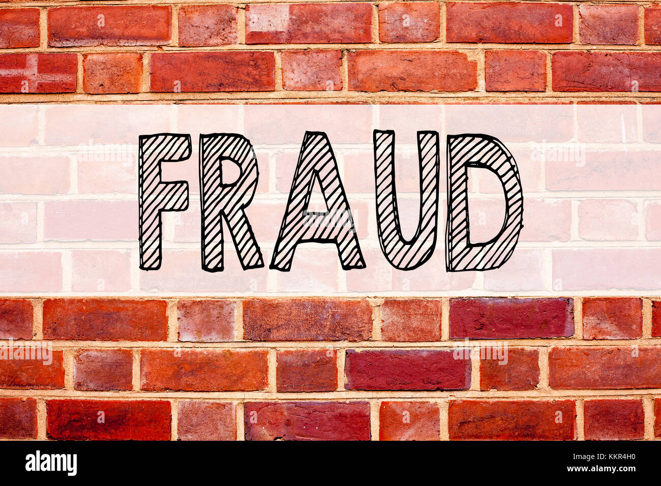 Conceptual announcement text caption inspiration showing Fraud ...