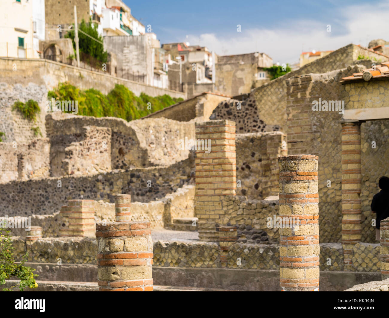 Archaeological excavation in Herculaneum Stock Photo - Alamy