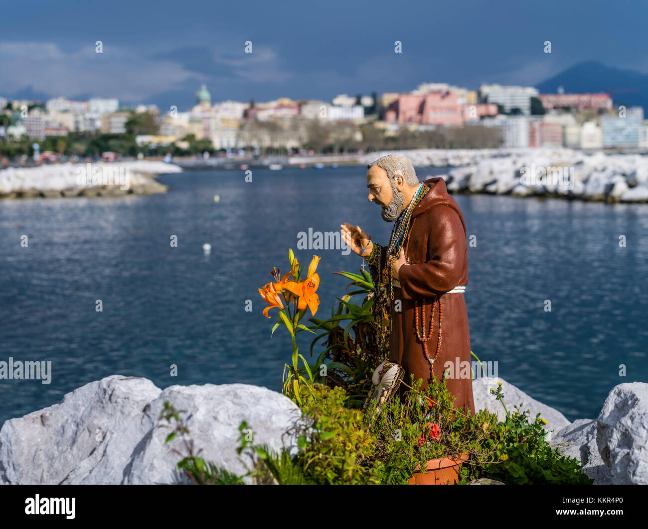 Figure of a saint in naples hi-res stock photography and images - Alamy