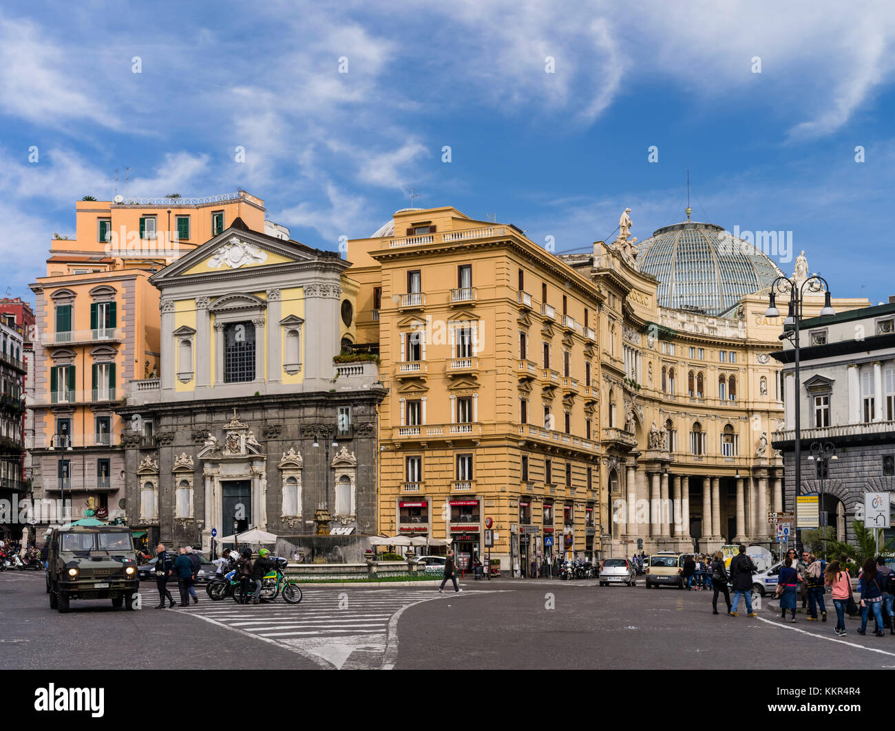 Naples city centre hi-res stock photography and images - Alamy