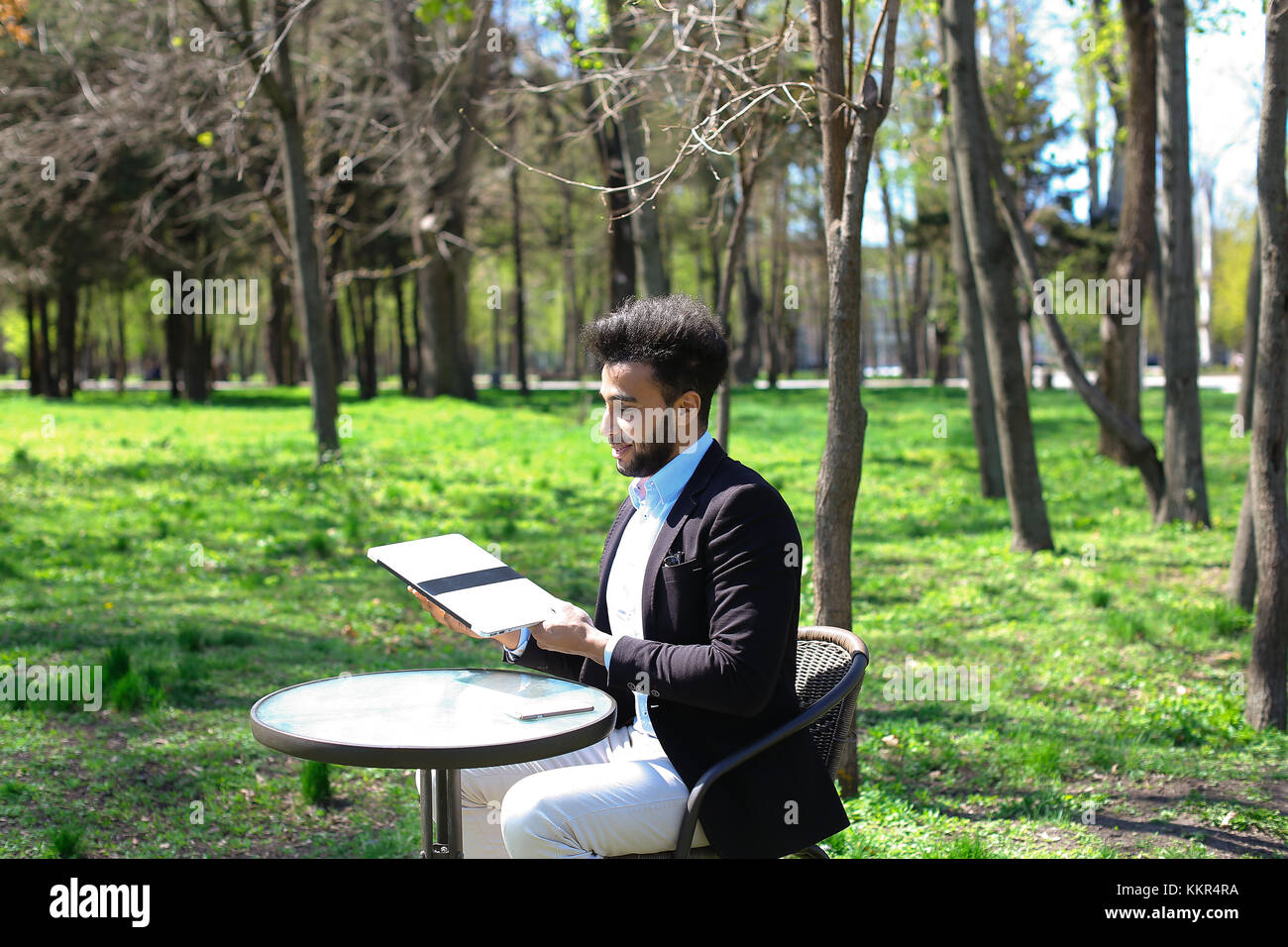 Black male actor on television hi-res stock photography and images - Alamy