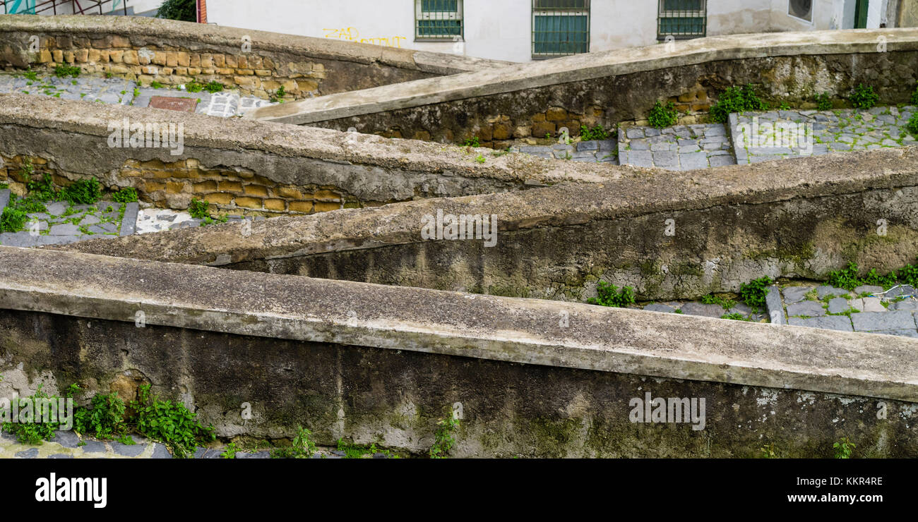 Stairs in zigzag Stock Photo - Alamy Stairs in zigzag Stock Photo - Alamy