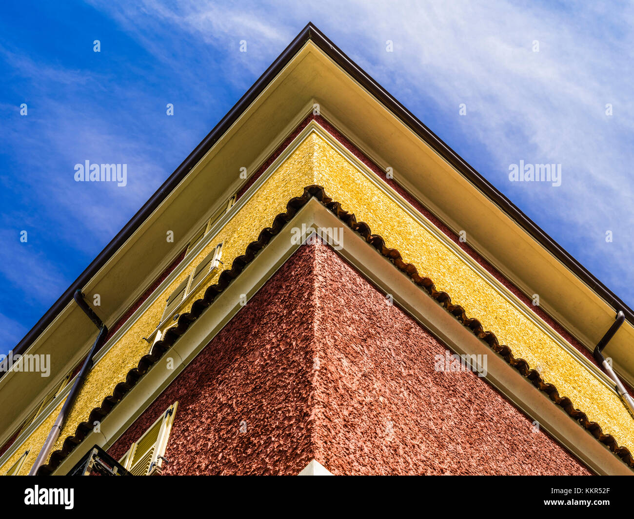 House corner as an architectural detail Stock Photo - Alamy