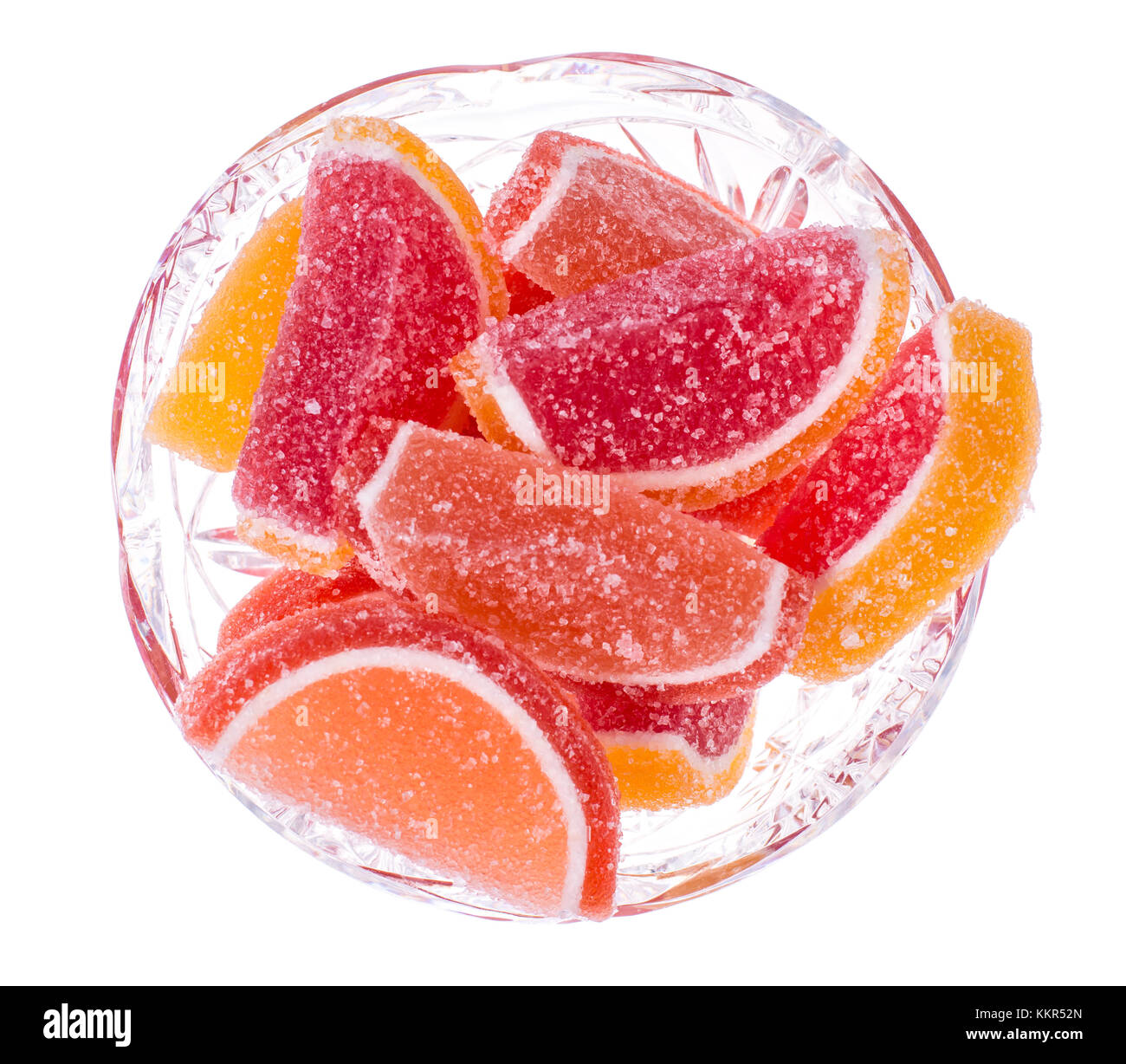 Orange and grapefruit jujube on white Stock Photo - Alamy