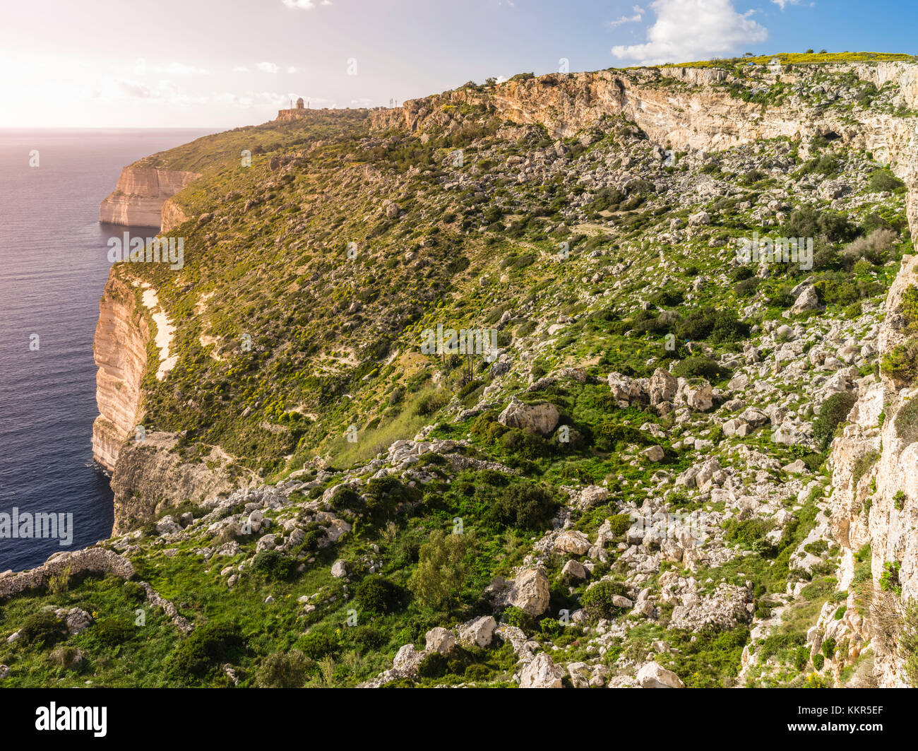 Dingli Cliffs on Malta Stock Photo - Alamy
