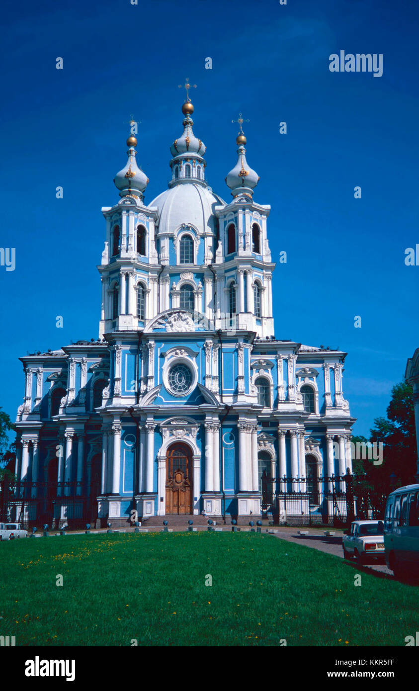 Orthodox resurrection smolny cathedral hi-res stock photography and ...