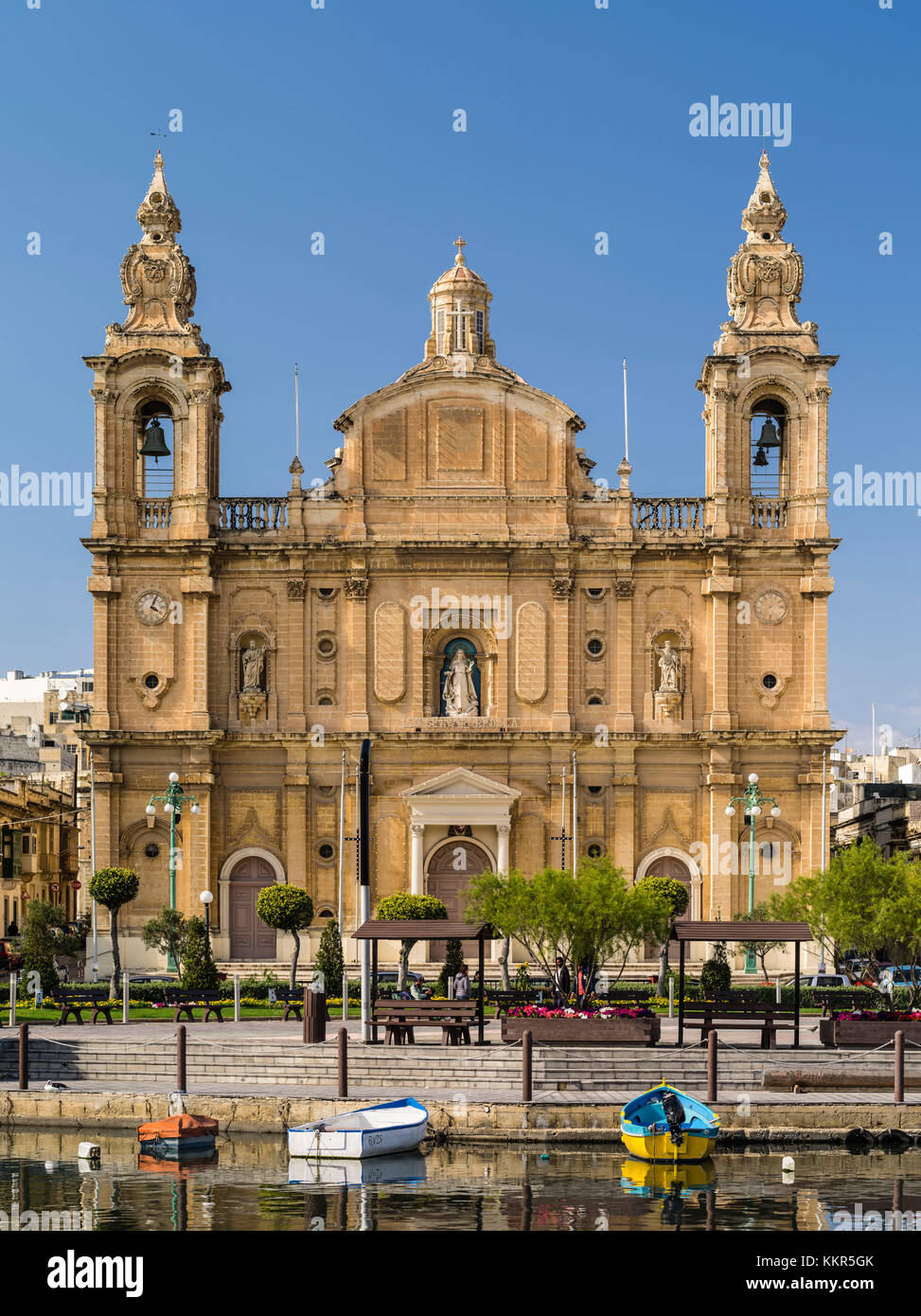 Church of Msida on Malta Stock Photo - Alamy