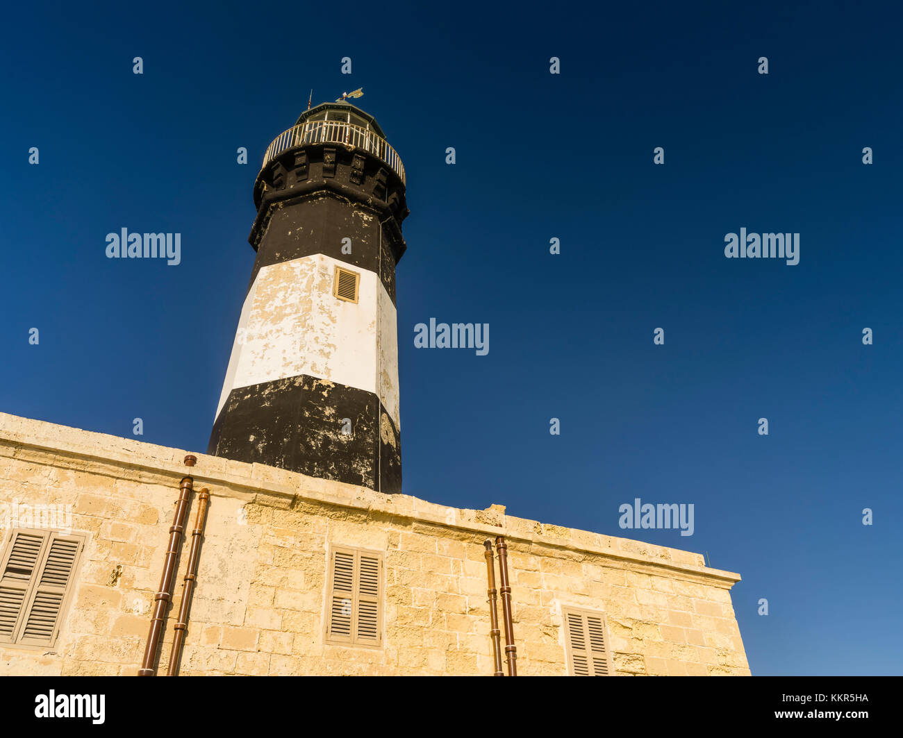 Lighthouse on Delimara Point in the south of Malta Stock Photo - Alamy