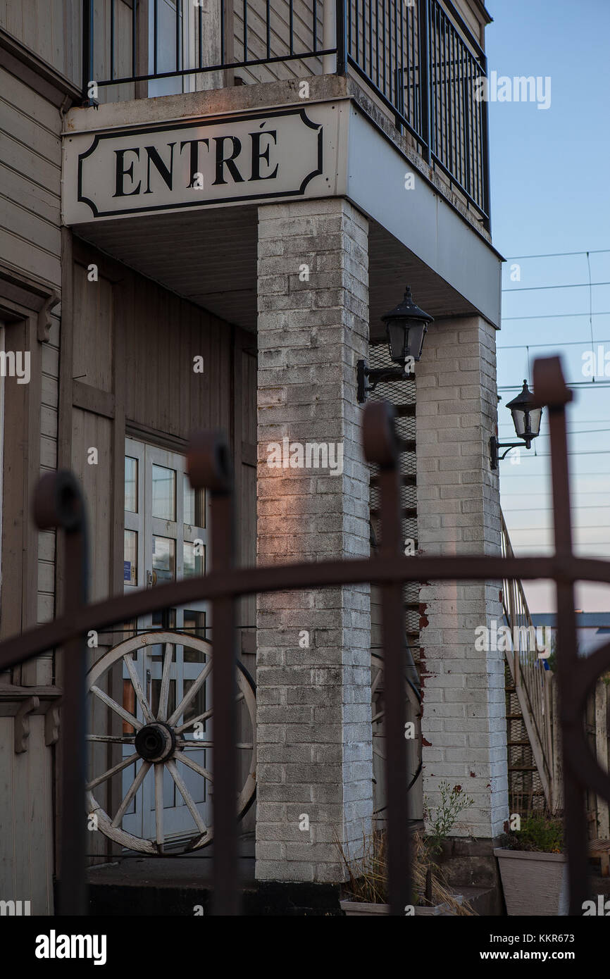 House, entrance, Ed, Dalsland, Sweden Stock Photo - Alamy