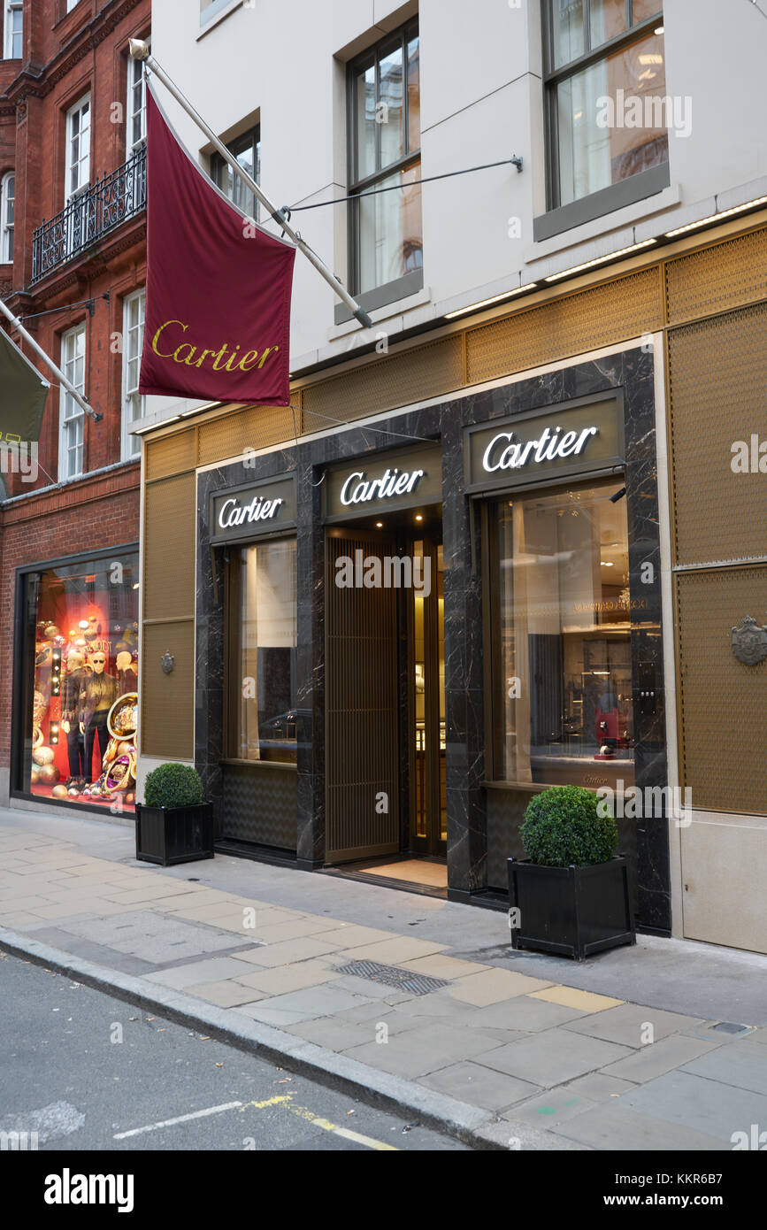 Catier shop bond street hi-res stock photography and images - Alamy