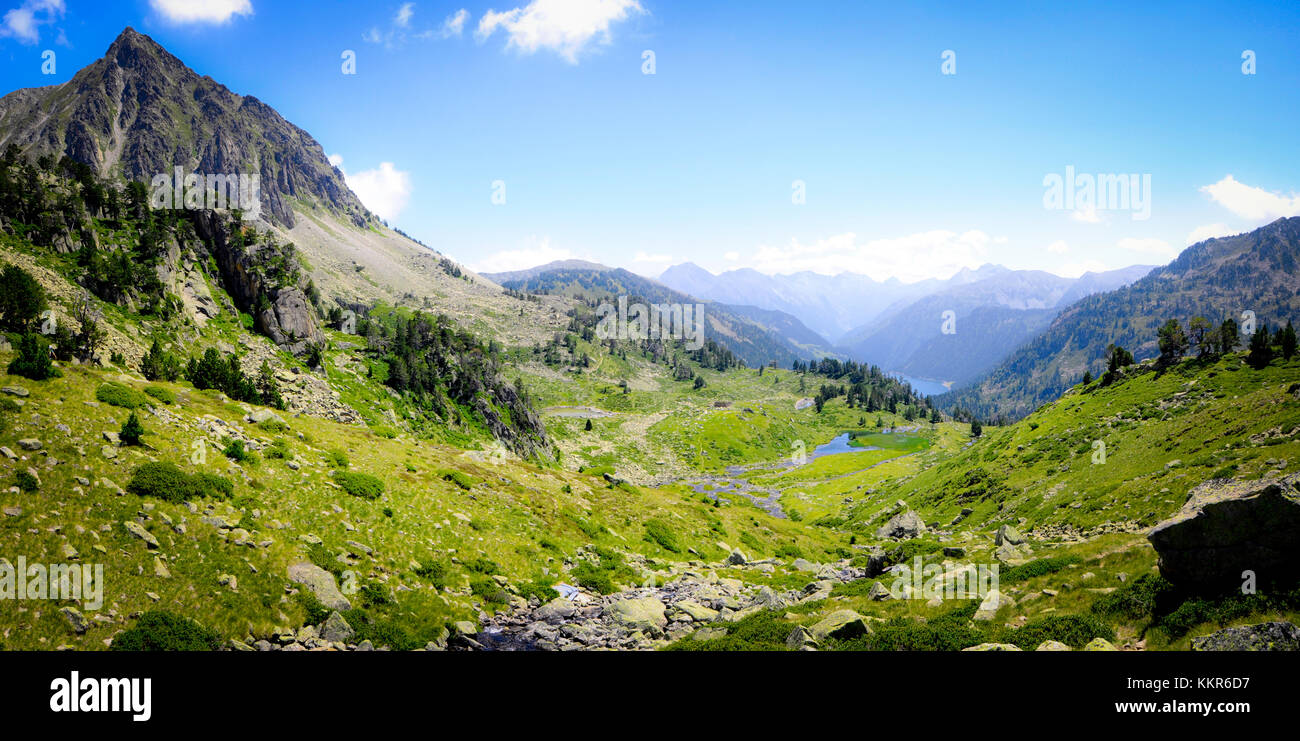 Hiking in Pyrenees Stock Photo - Alamy