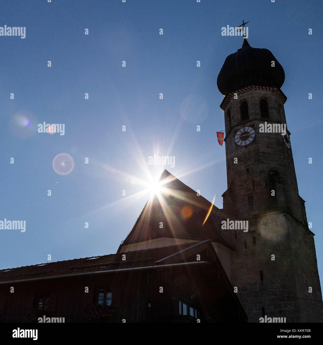 Europe, Germany, Bavaria, Warngau, church Stock Photo - Alamy