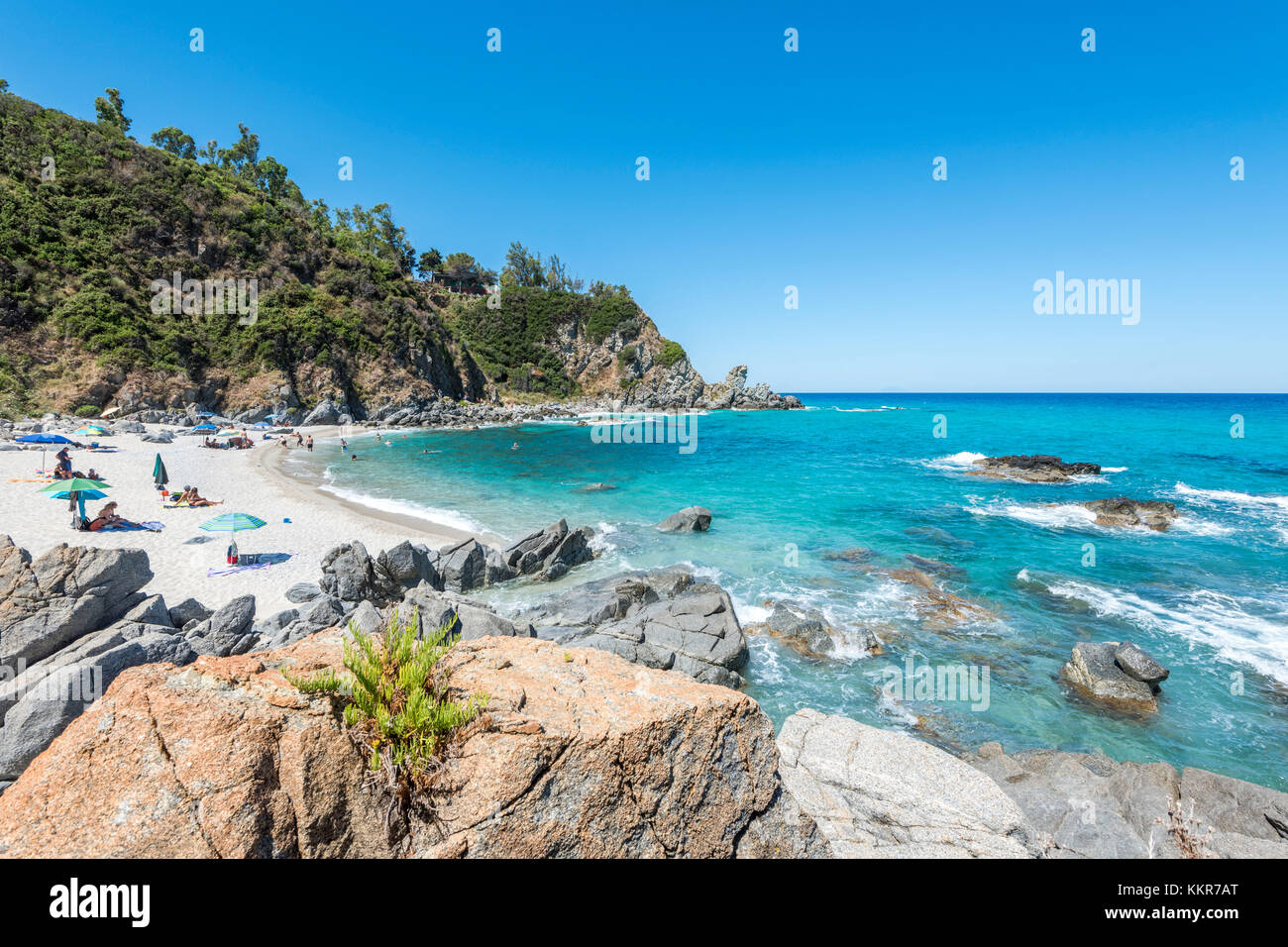 Zambrone, province of Vibo Valentia, Calabria, Italy, Europe. Children ...