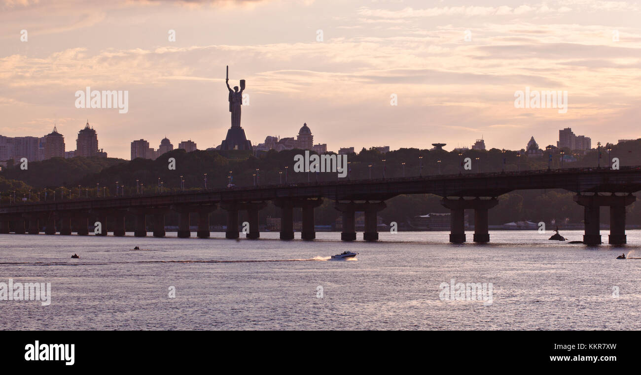 Kiev (Kyiv) Ukraine cityscape panorama Stock Photo - Alamy
