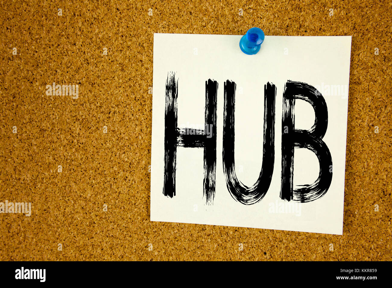 Conceptual hand writing text caption inspiration showing HUB. Business ...