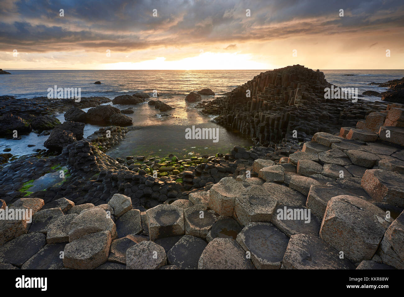 United kingdom iconic basalt columns hi-res stock photography and ...
