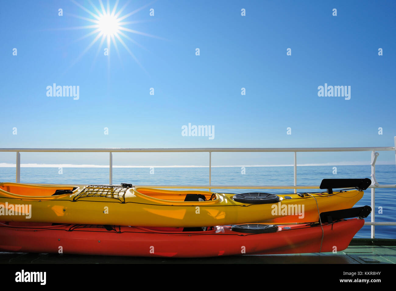 Sea kayak on expedition vessel hi-res stock photography and images - Alamy