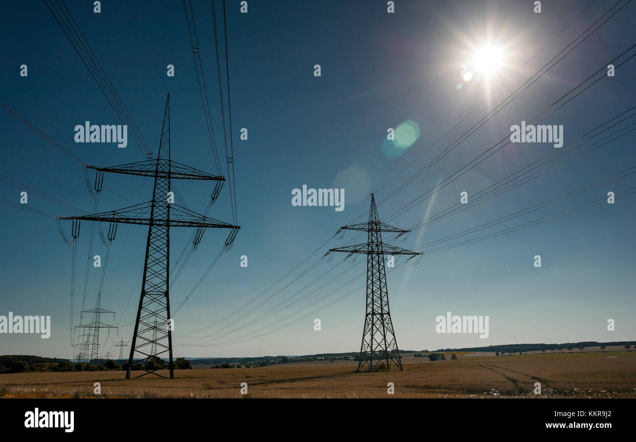 Terminal tower electricity pylon hi-res stock photography and images ...