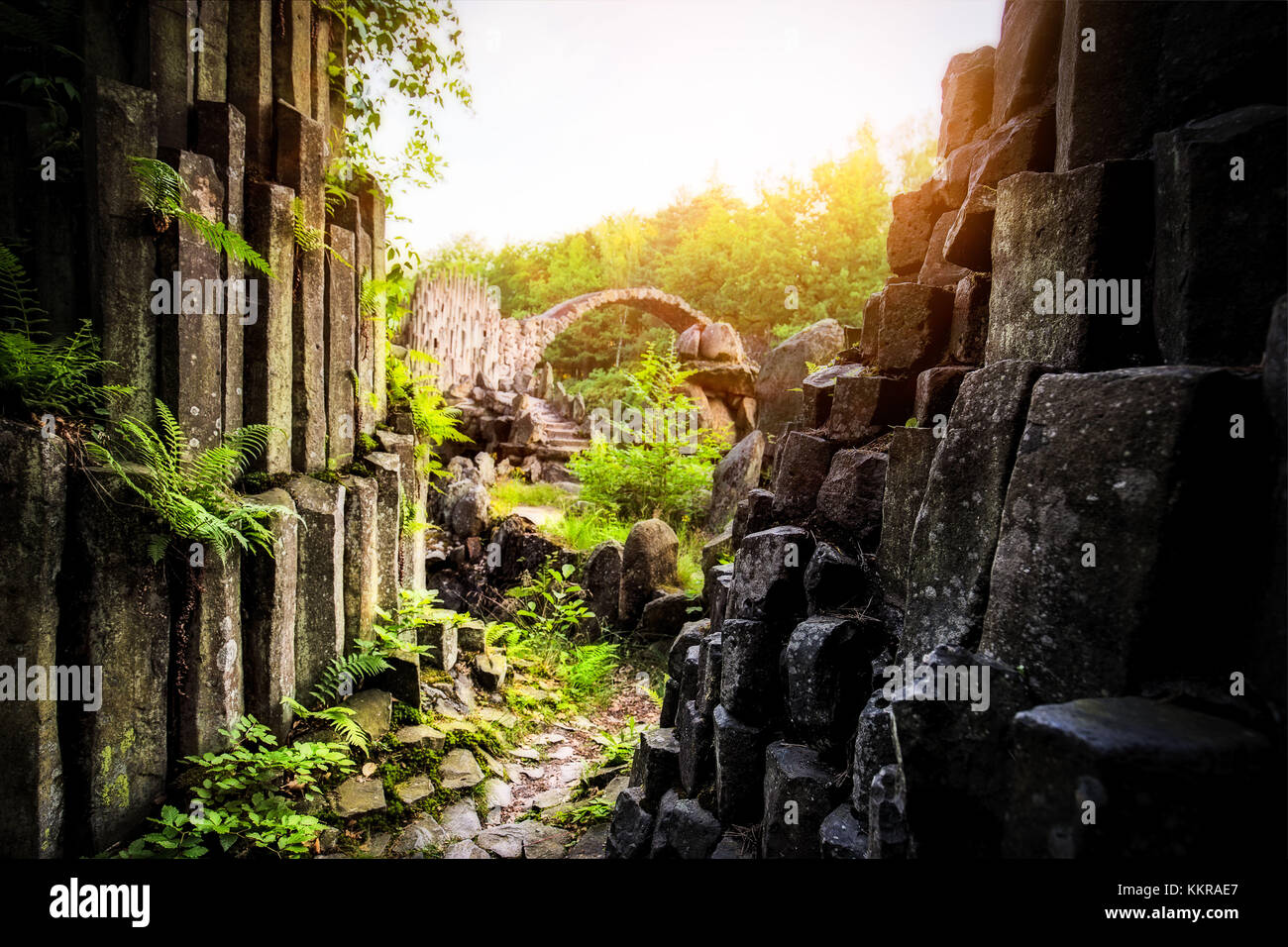 Rakotzbrücke devil's bridge germany hi-res stock photography and images ...
