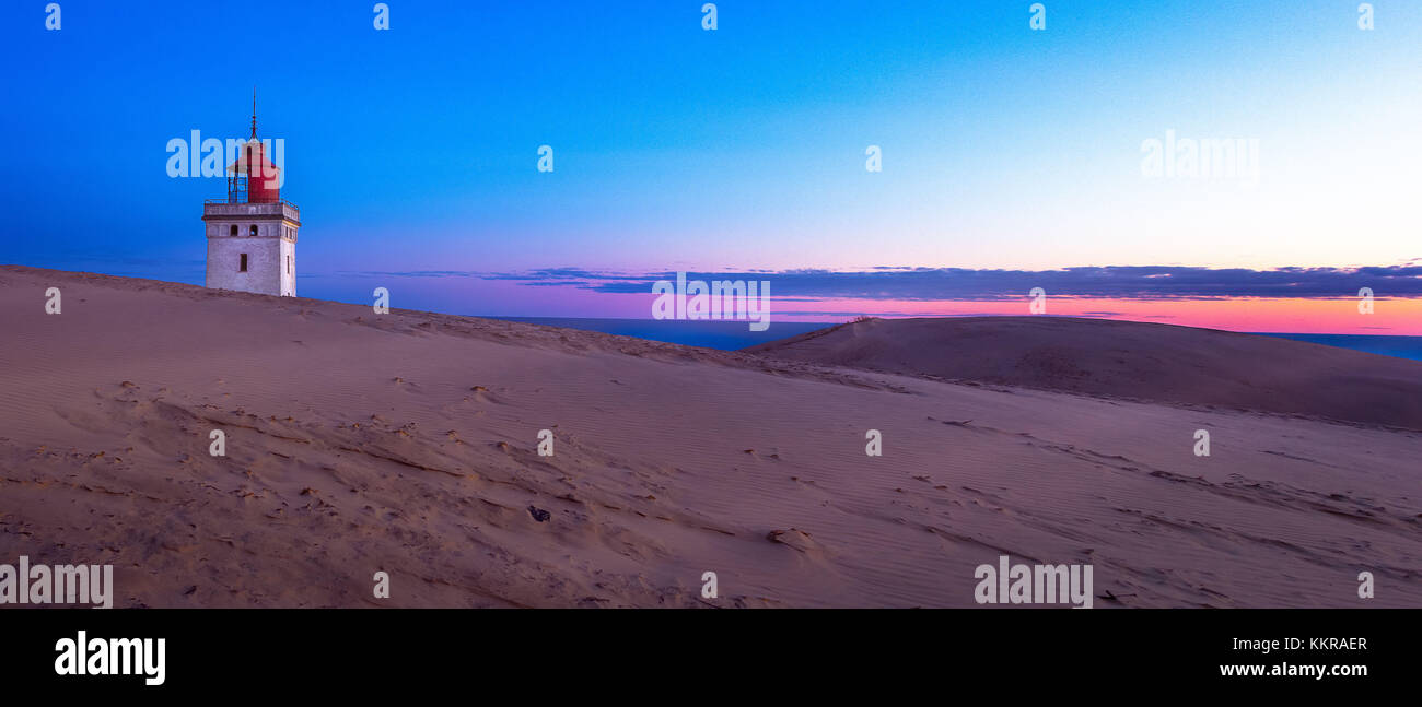 The famous Lighthouse of Rubjerg Knude near Hjorring Stock Photo - Alamy
