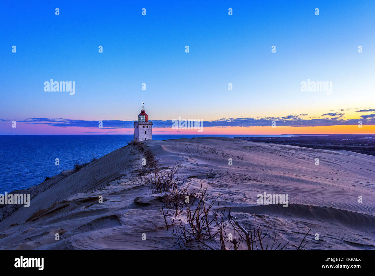 The famous Lighthouse of Rubjerg Knude near Hjorring Stock Photo - Alamy