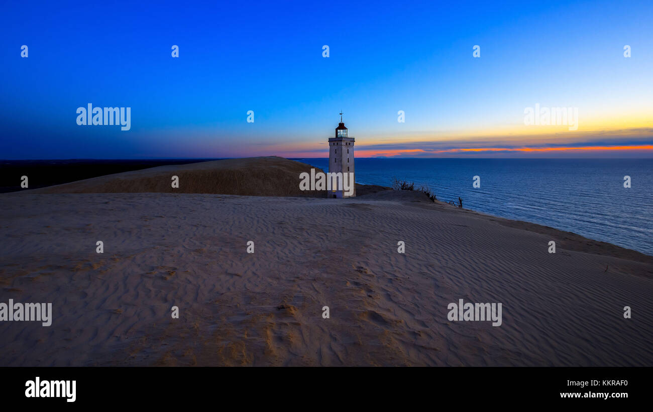 The famous Lighthouse of Rubjerg Knude near Hjorring Stock Photo - Alamy