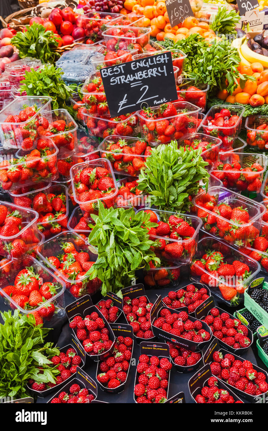 England, London, Southwark, Borough Market, Shop Display of ...