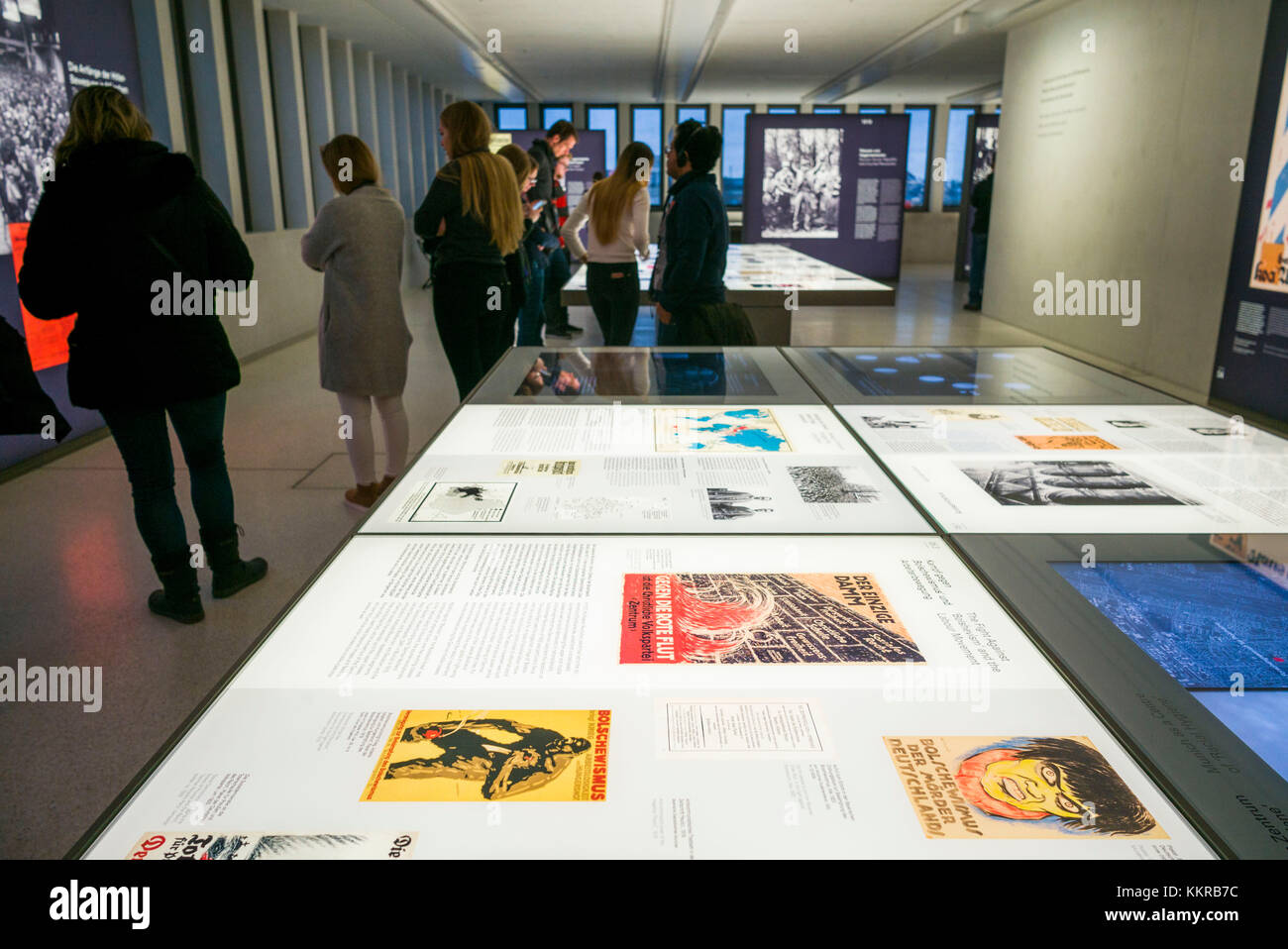 Germany, Bavaria, Munich, NS-Dokumentationszentrum Munchen, museum of ...