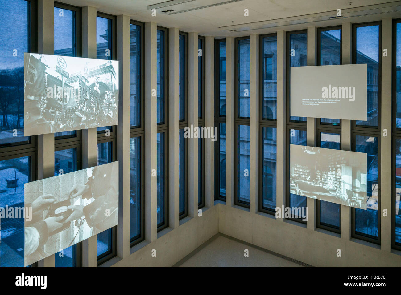 Germany, Bavaria, Munich, NS-Dokumentationszentrum Munchen, museum of ...