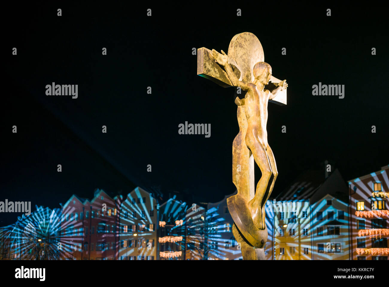 Laser projections on buildings hi-res stock photography and images - Alamy