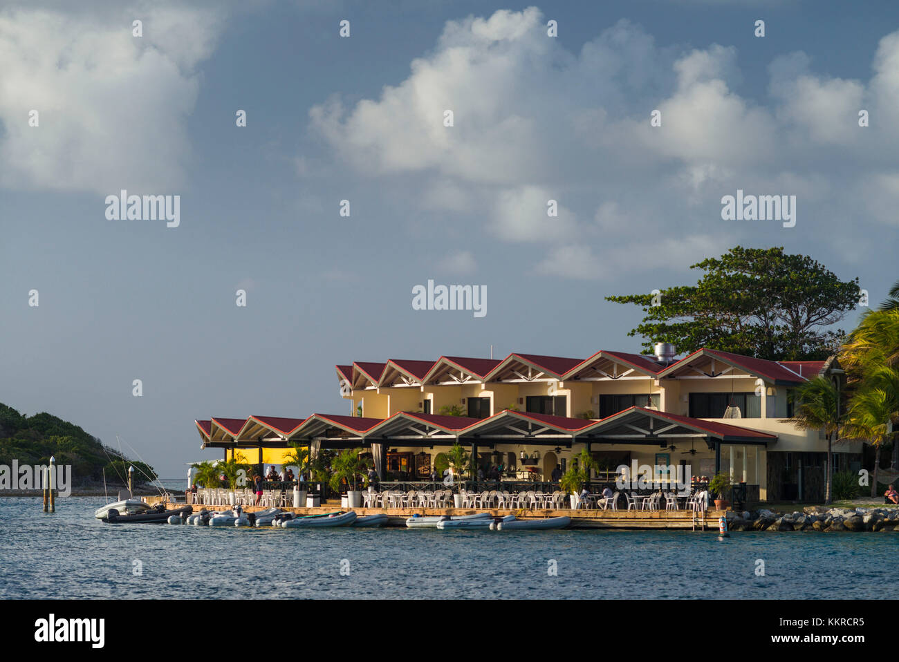 British Virgin Islands, Virgin Gorda, Saba Rock, Saba Rock Resort and ...