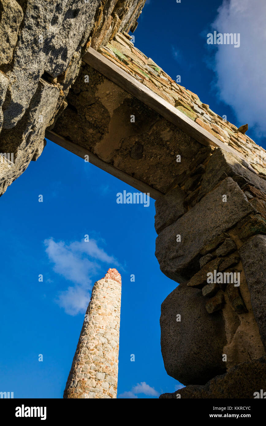 British Virgin Islands, Virgin Gorda, Copper Mine Bay, Copper Mine ...