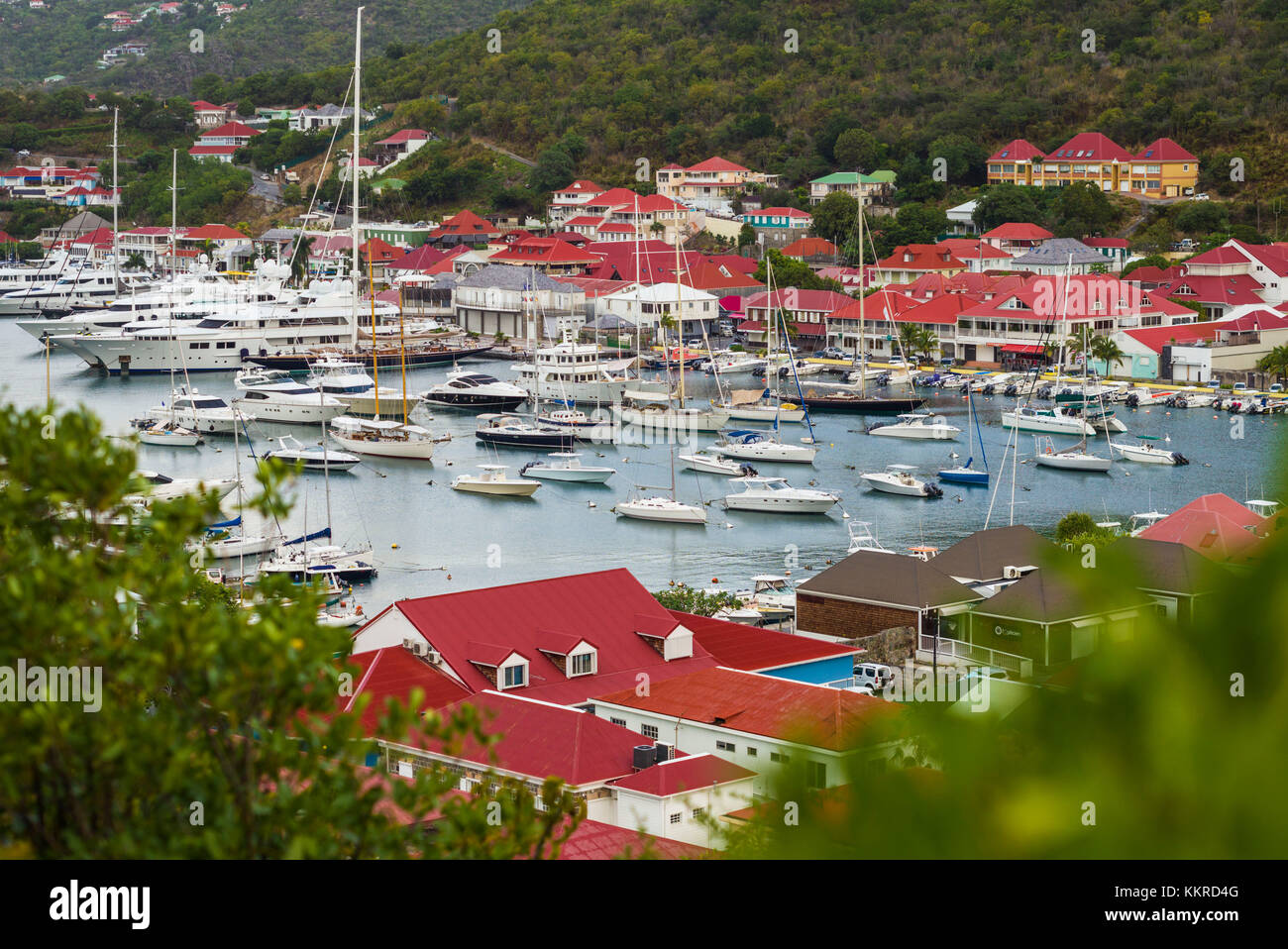 Gustavia port hi-res stock photography and images - Alamy