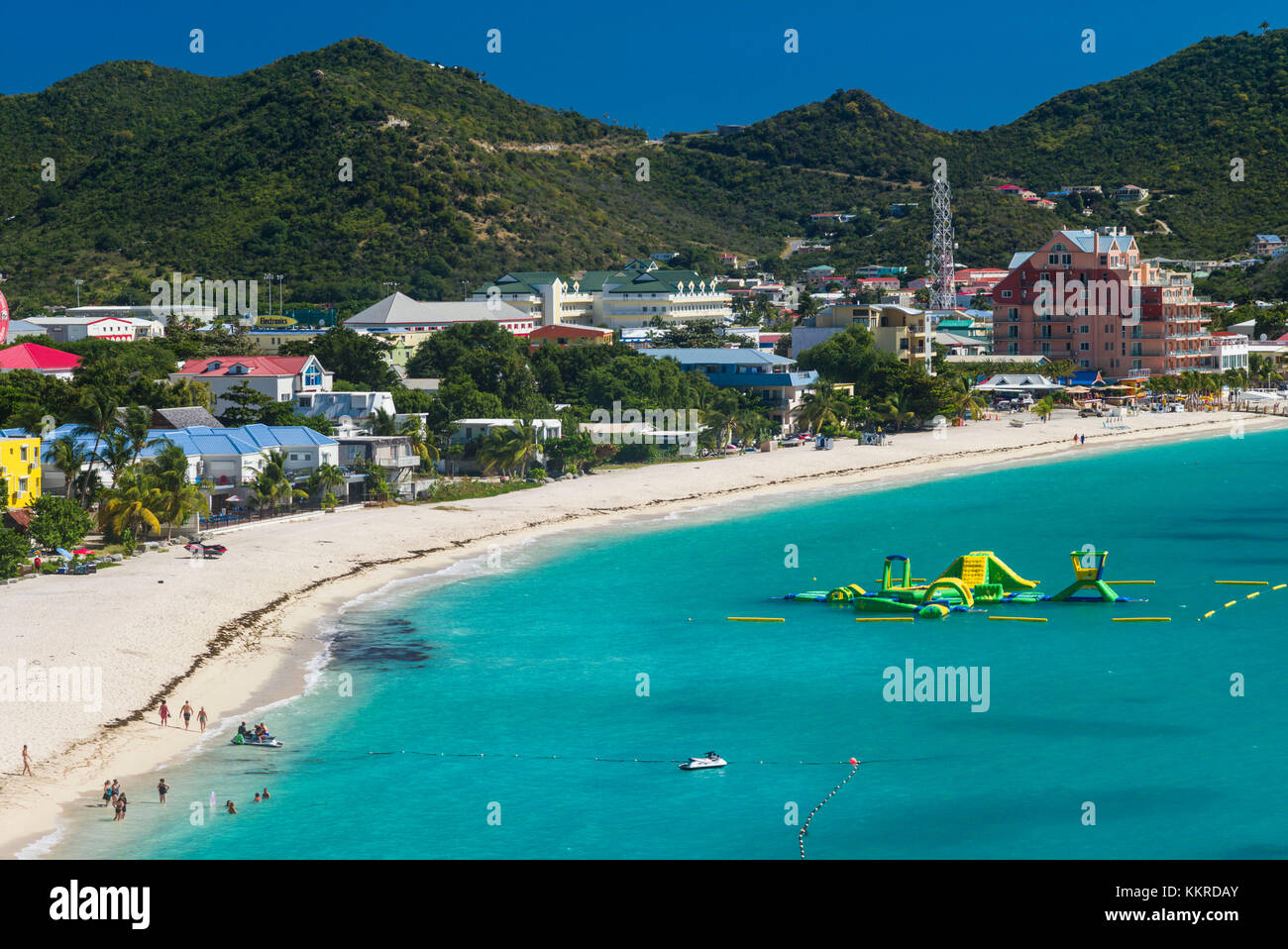 Town philipsburg island sint maarten hi-res stock photography and ...