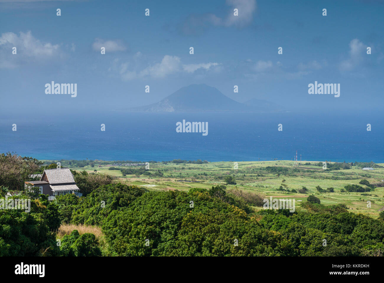 St. Kitts and Nevis, St. Kitts, St. Pauls, Kittitian Hill, former sugar ...