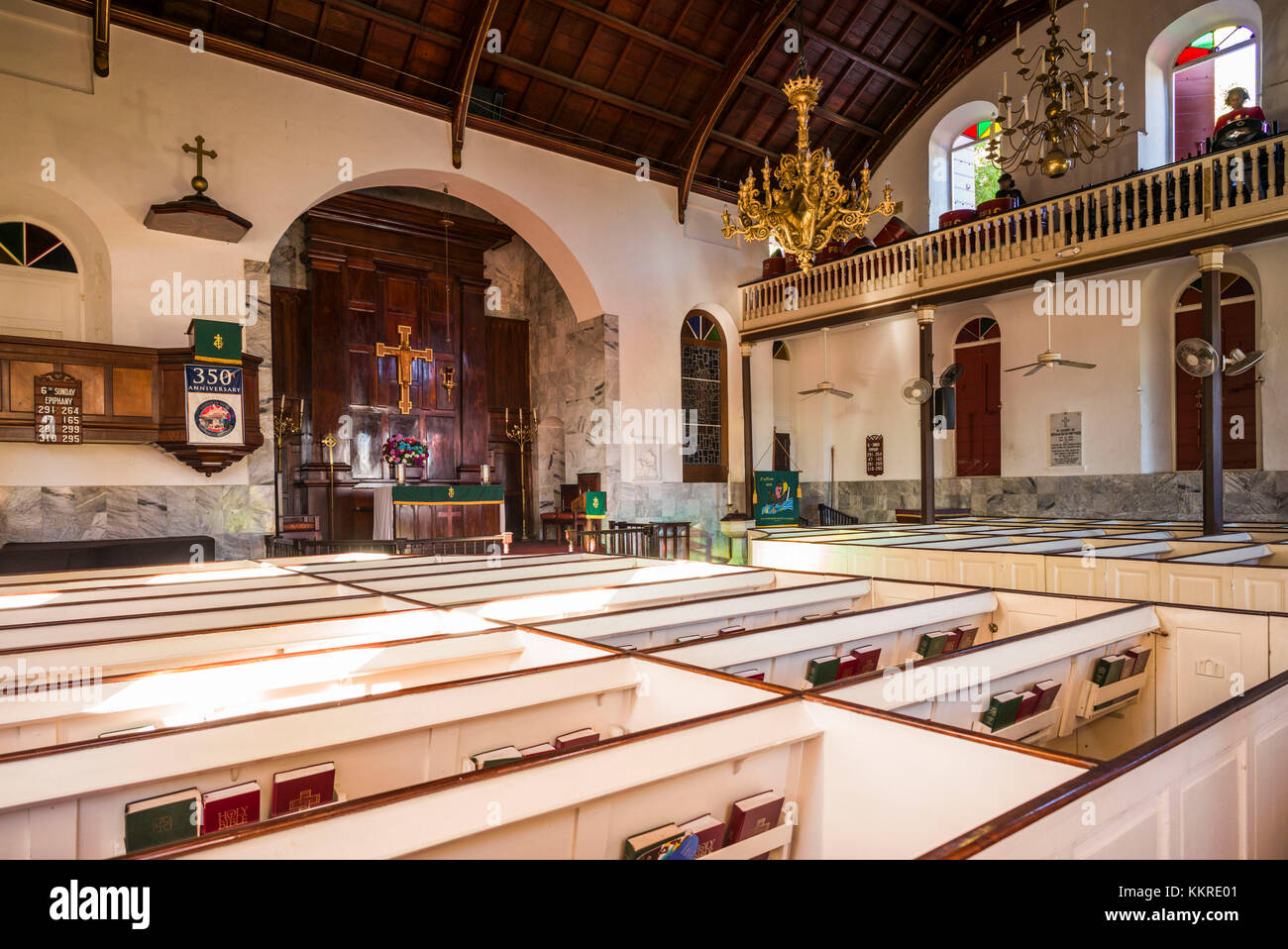 Lutheran church interior hi-res stock photography and images - Alamy
