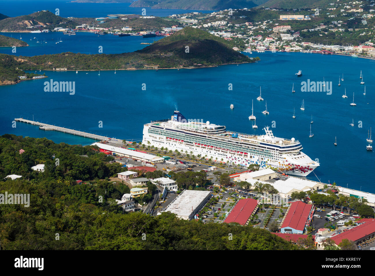 U.S. Virgin Islands, St. Thomas, Charlotte Amalie, Havensight ...